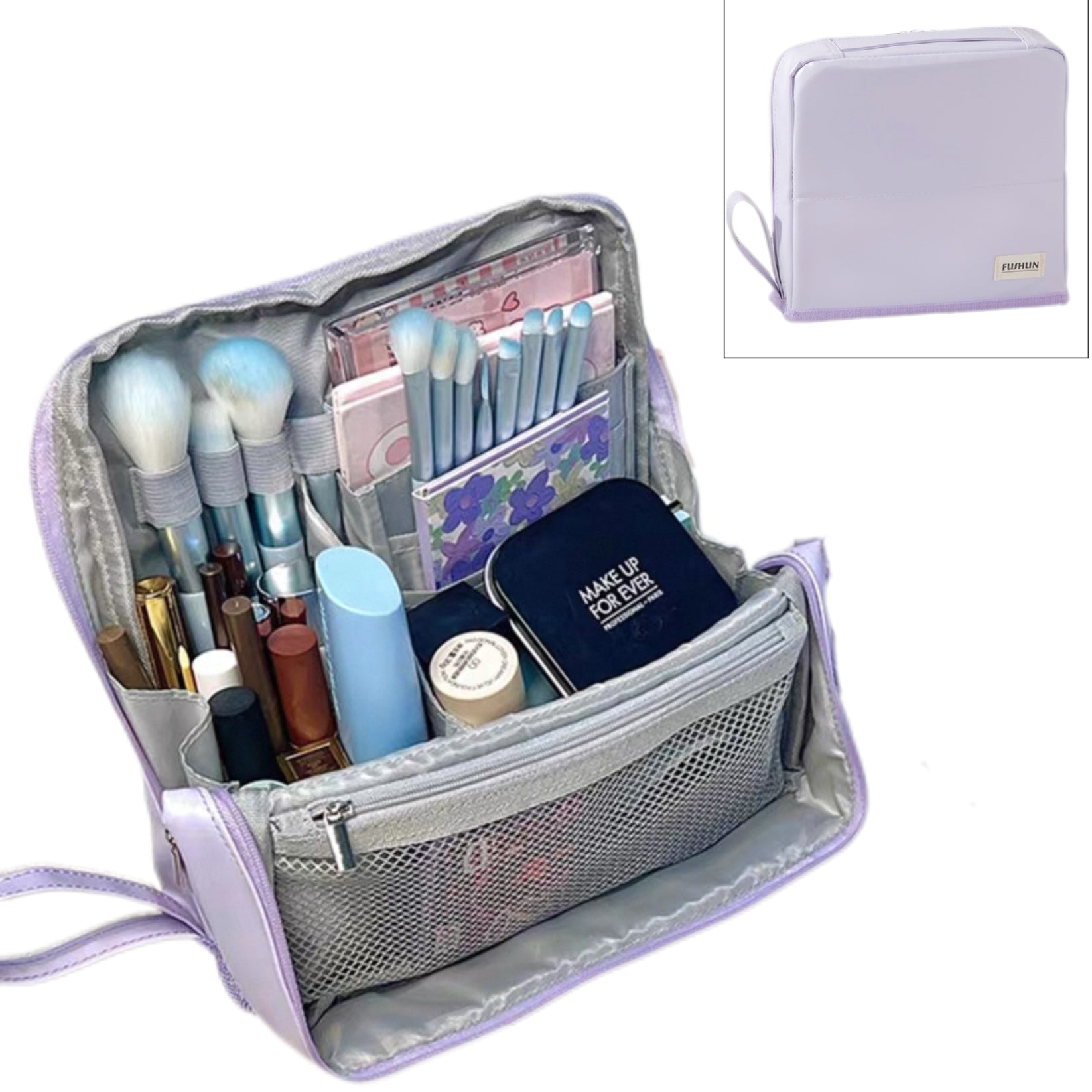 Standing Makeup Bag – Portable, Large Capacity – Doresty