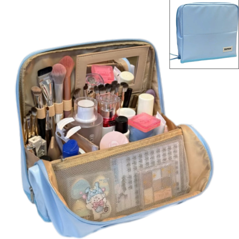 Standing Makeup Bag – Portable, Large Capacity – Doresty